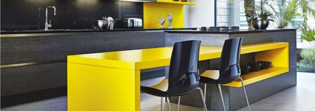 yellow_kitchen_benchtop | Platinum Benchtops